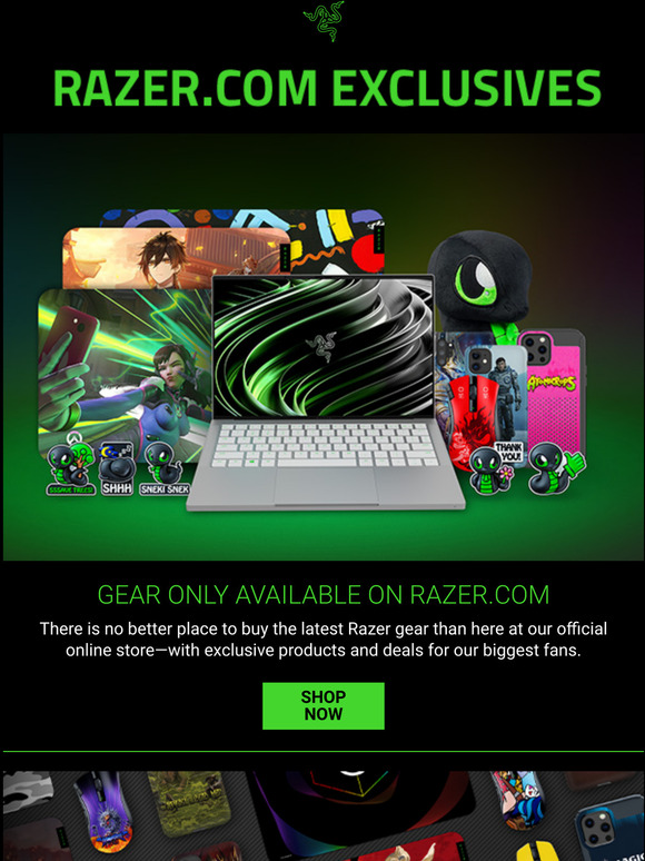 Razer US: Check Out Exclusive Products Available Only on Razer.com | Milled