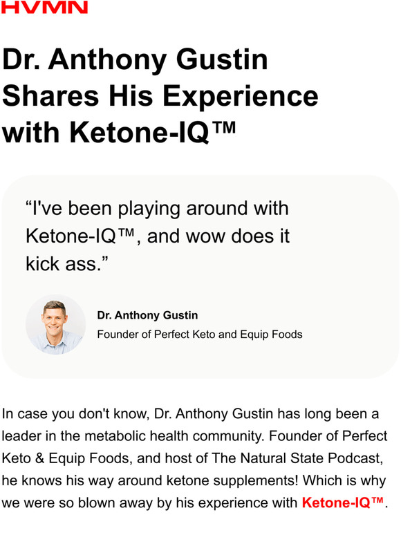 HVMN: The Weirdest Ketone-IQ™ Side Effect | Milled
