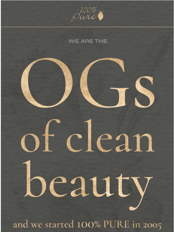 100 Percent Pure: 20% off Friends + Family Sale | Milled