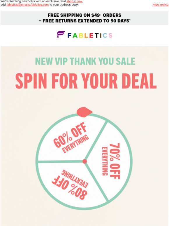 Fabletics: New VIP thank you gift inside 🎁 | Milled