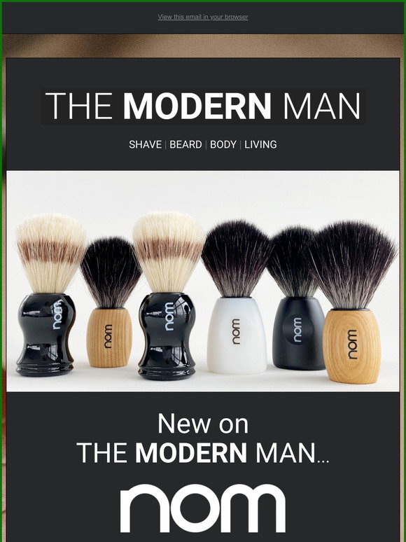The Modern Man: New Shaving Brushes on The Modern Man! 🪒 | Milled