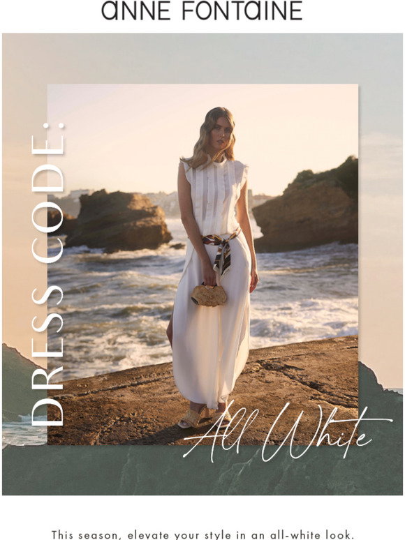 Anne Fontaine: Dress Code: All White🤍 | Milled