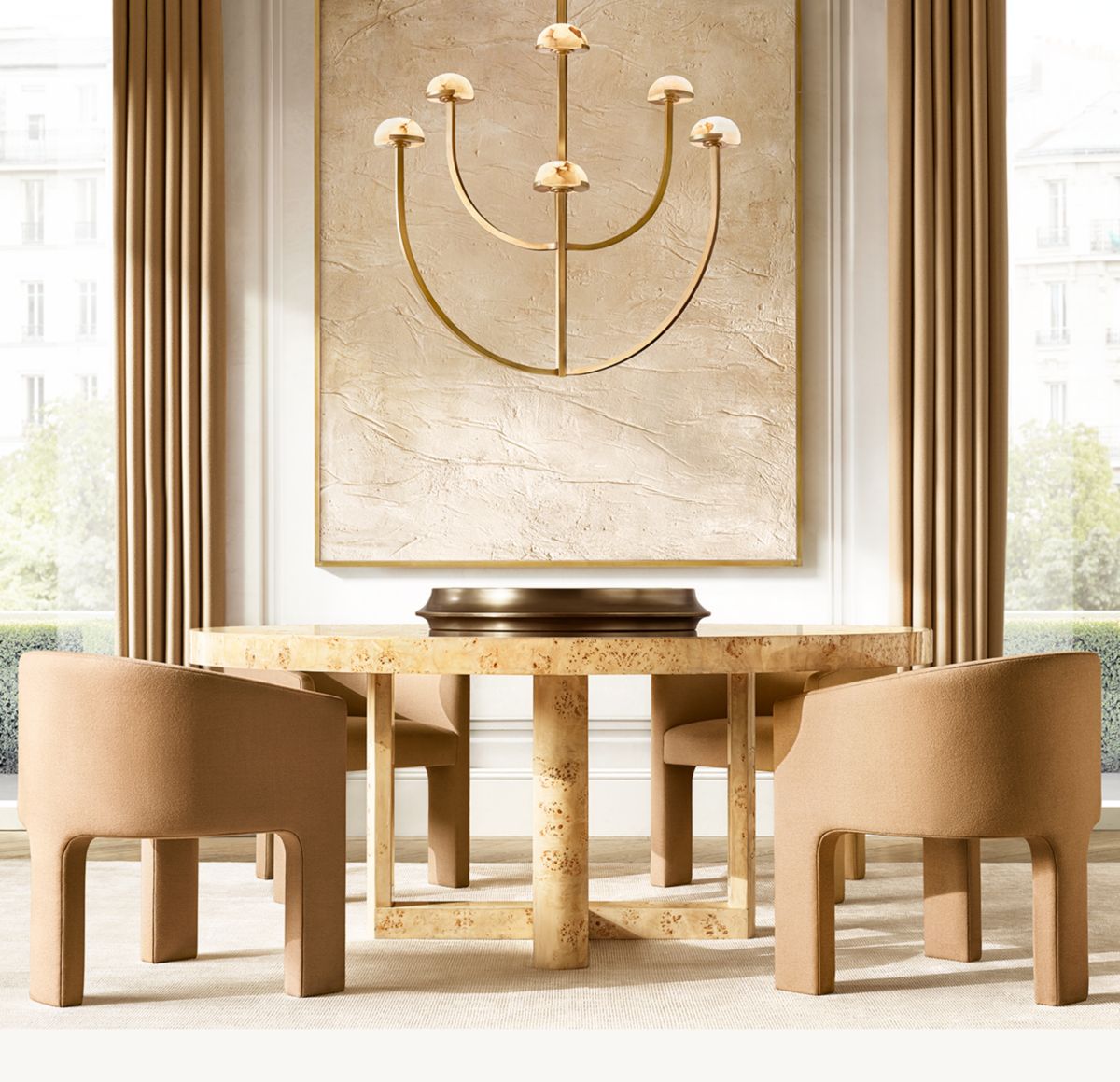 Restoration Hardware: The Art of Divine Transformation. Introducing the Bardot Burl Collection ...