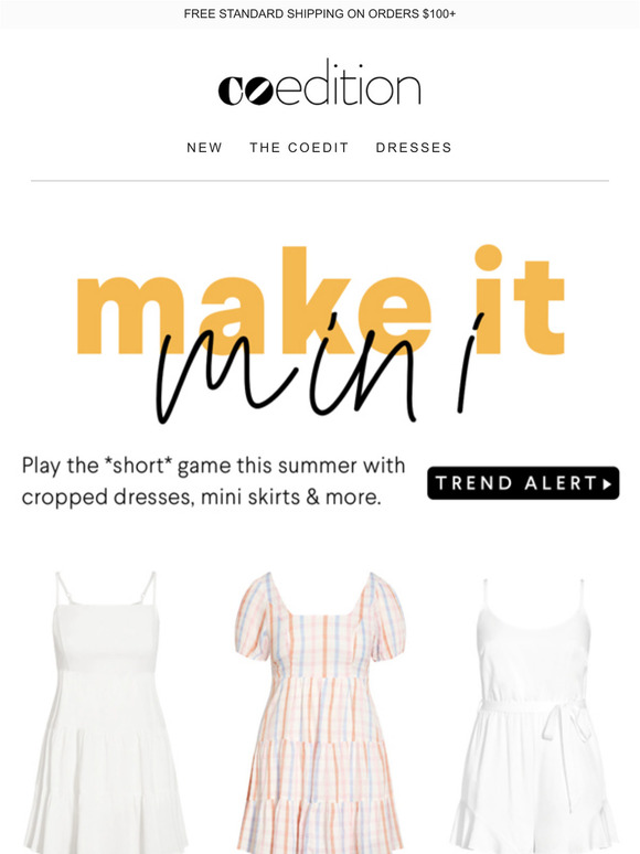 CoEdition: Sky High Hemlines: Make it Mini | Milled