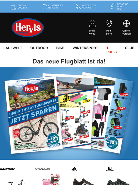 Hervis: Das neue Flugblatt ist da! 🎉 | Milled