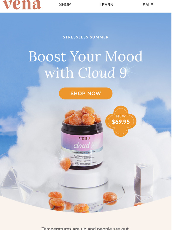 Vena CBD: Boost Your Mood with NEW Cloud 9 Gummies ☁️ | Milled