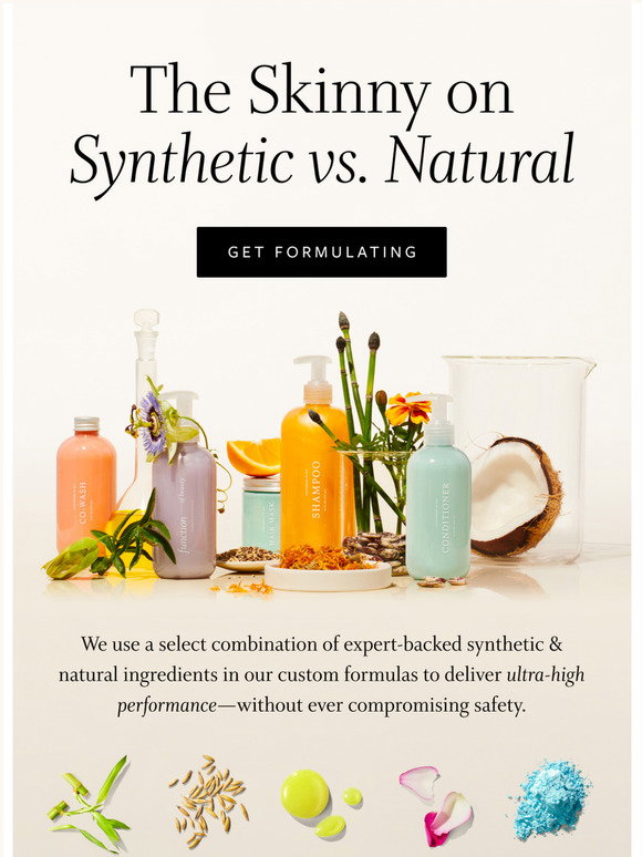 Function of Beauty: Ingredient spotlight: synthetic vs. natural 🧪 🌱 ...