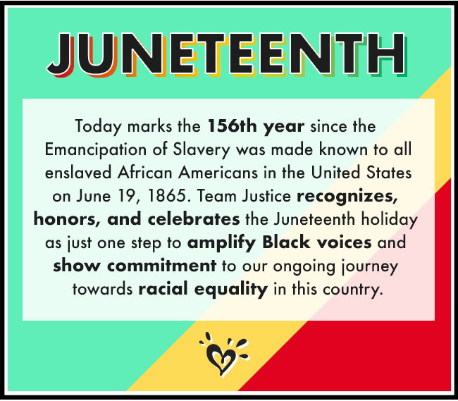 Justice: Celebrate Juneteenth! ️💚🖤 | Milled
