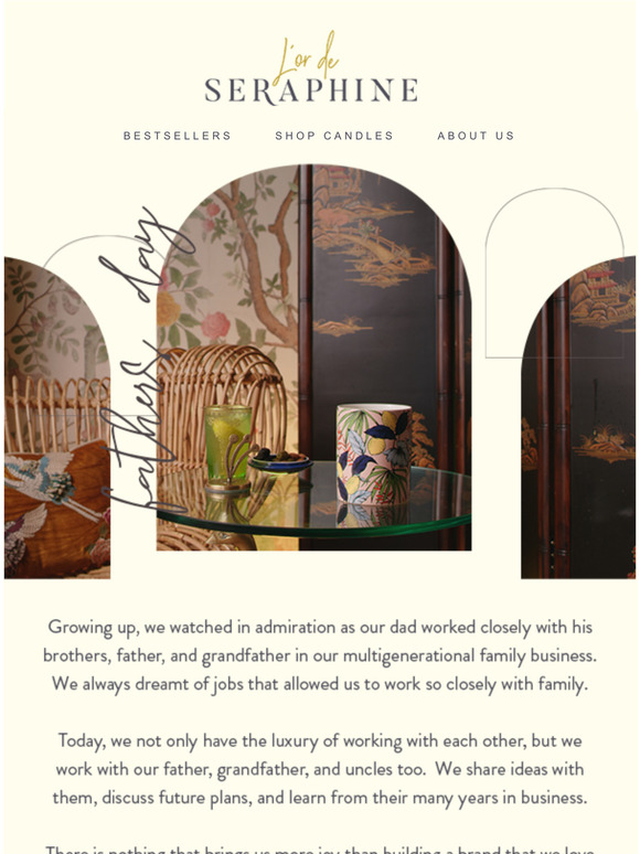 L'or de Seraphine: Happy Father’s Day | Milled