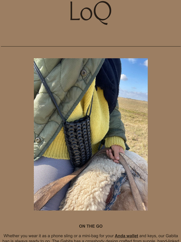 LOQ: Our Crossbody Mini-bag is Back in Stock | Milled