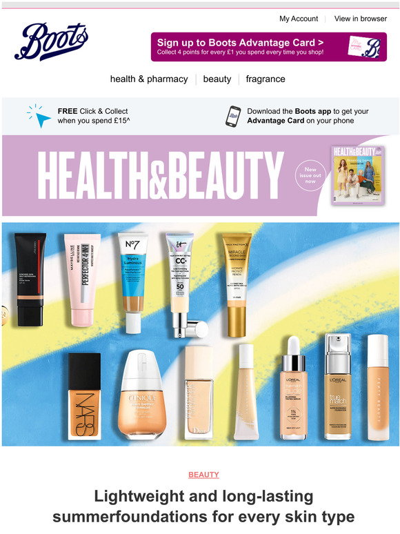 Boots: The best summer foundations to try | Milled