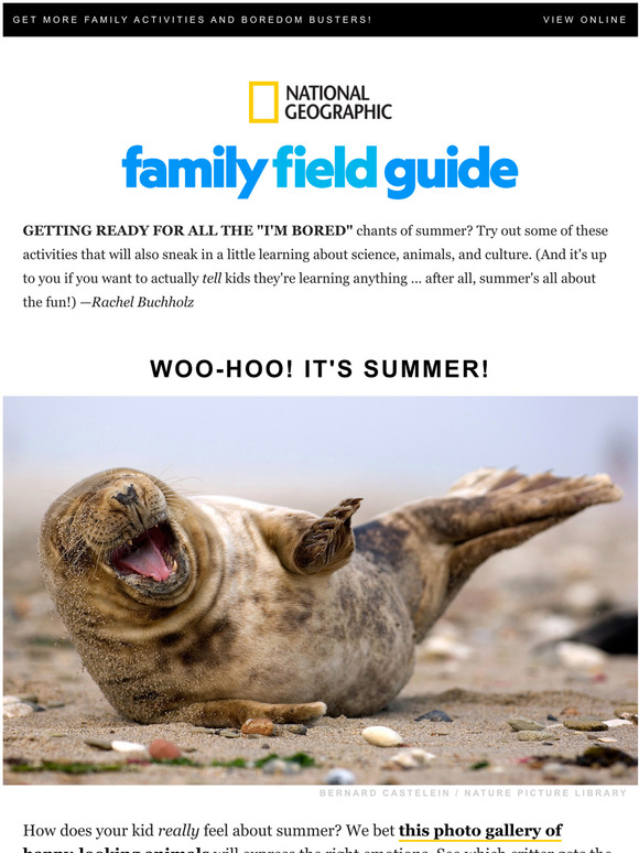 National Geographic: Keep kids exploring with these summer activities ...