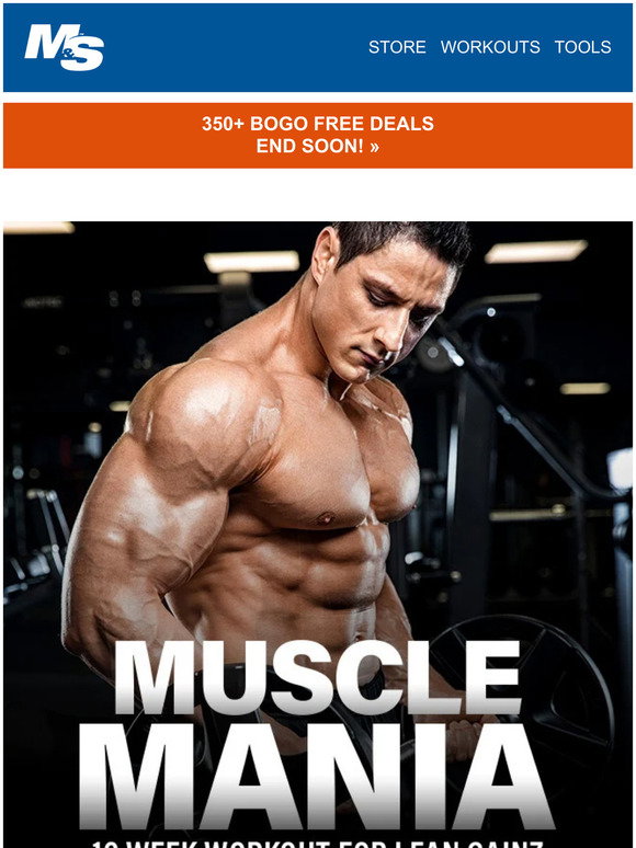 Muscle & Strength: Muscle Mania: 10 Week Workout for Lean Gainz | Milled