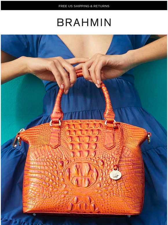 Brahmin: How to: style a pop color 🍊 | Milled