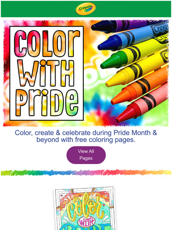 Crayola: 🏳️‍🌈🌈 Pride Month Creativity 🏳 ‍🌈🌈 | Milled