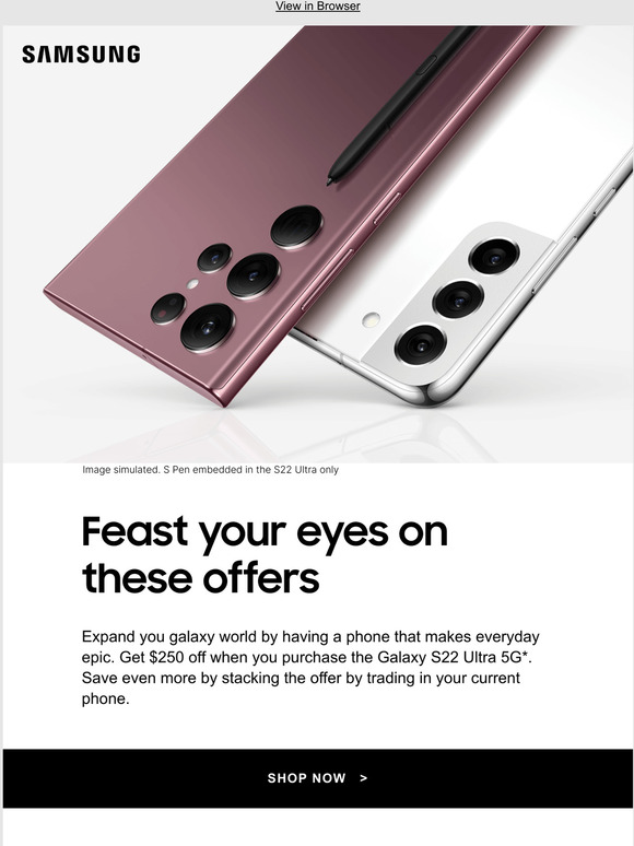 Samsung: —, stack and save with EOFY | Milled