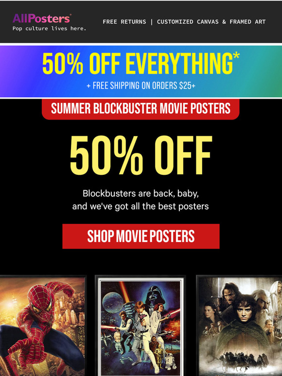 All Posters: You need top 10 summer blockbuster movie posters! | Milled
