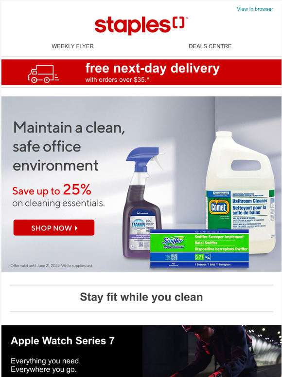 Staples: Cleaning solutions for your business | Milled
