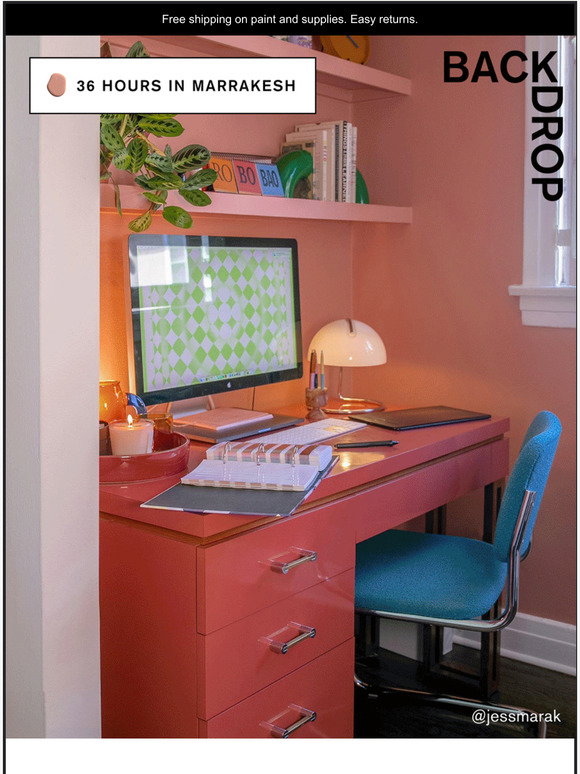 Backdrop: STEP INTO MY OFFICE… | Milled