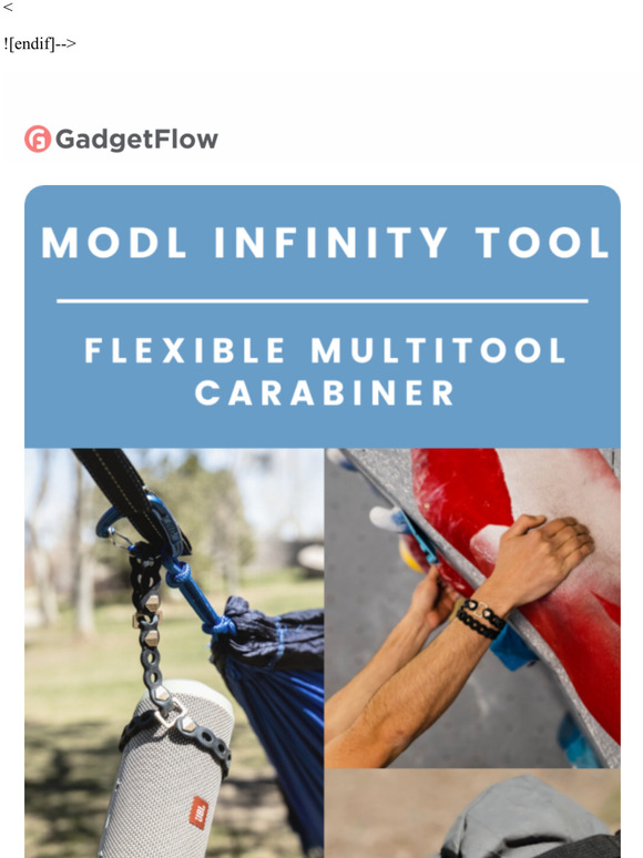 Gadget Flow: The Infinity Tool is a new kind of flexible multitool that ...