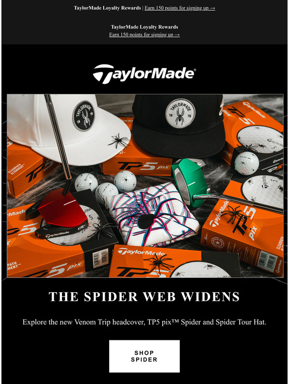TaylorMade Golf: A Wider Web | Introducing An Exclusive Spider ...