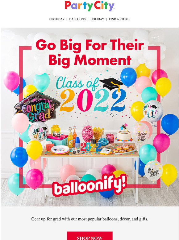 Party City: LET'S PARTY - graduation is finally here! | Milled