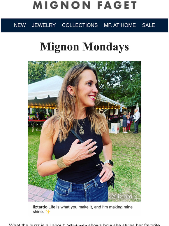 Mignon Faget: Mignon Mondays: Show us how you style your Mf. designs! | Milled