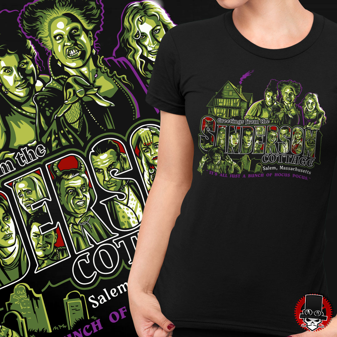 TeeVillain: "Greetings from the Sanderson Cottage" (Hocus Pocus ...