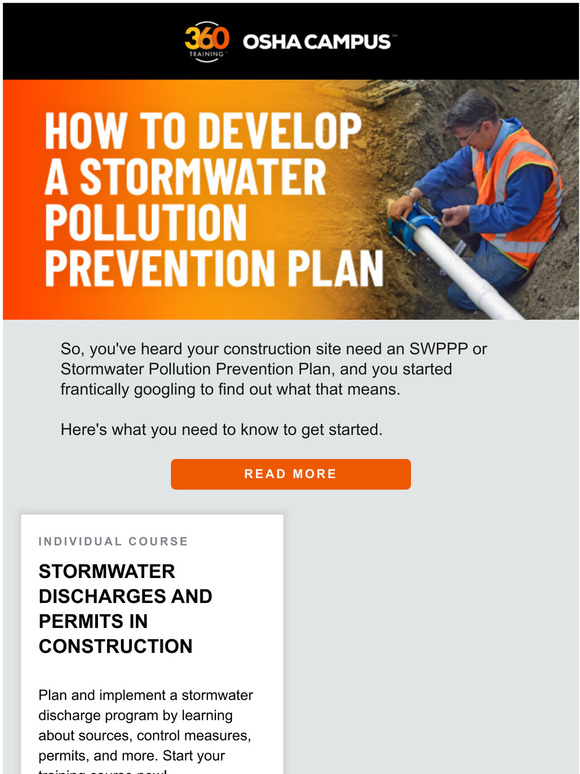 360training: Learn what a stormwater pollution prevention plan is👍 | Milled