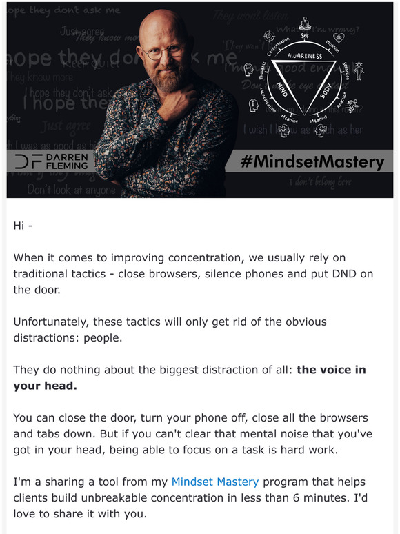 Executive Speaking: Better Concentration in Under 6 Minutes | Milled