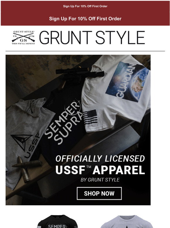 Grunt Style: New Officially Licensed Space Force Apparel | Milled