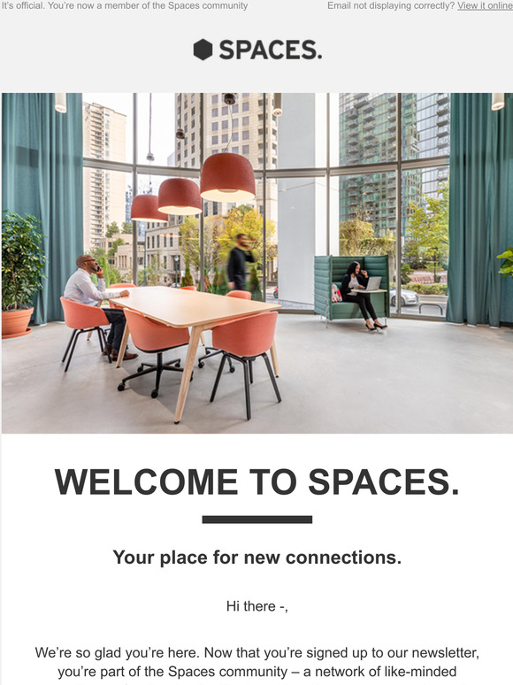 Spaces: It’s official. You’re now a member of the Spaces community | Milled