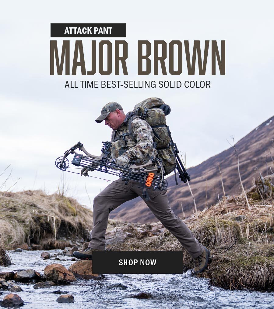 KUIU: #1 Best-Selling Attack Pant: Back In Major Brown | Milled