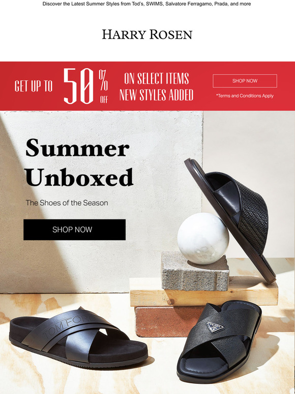 Harry Rosen: Unbox Summer with Our New-In Shoes of the Season | Milled