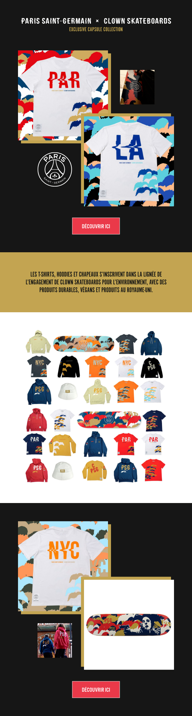 PSG Boutique: Collaboration PSG x Clown Skateboards disponible ! | Milled