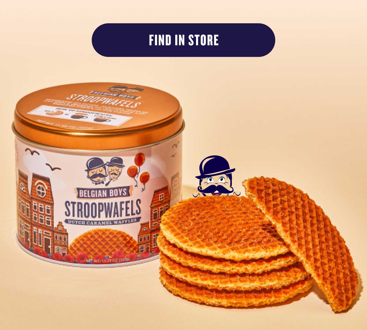 Belgian Boys: How to eat Stroopwafels like a pro 🧇 | Milled