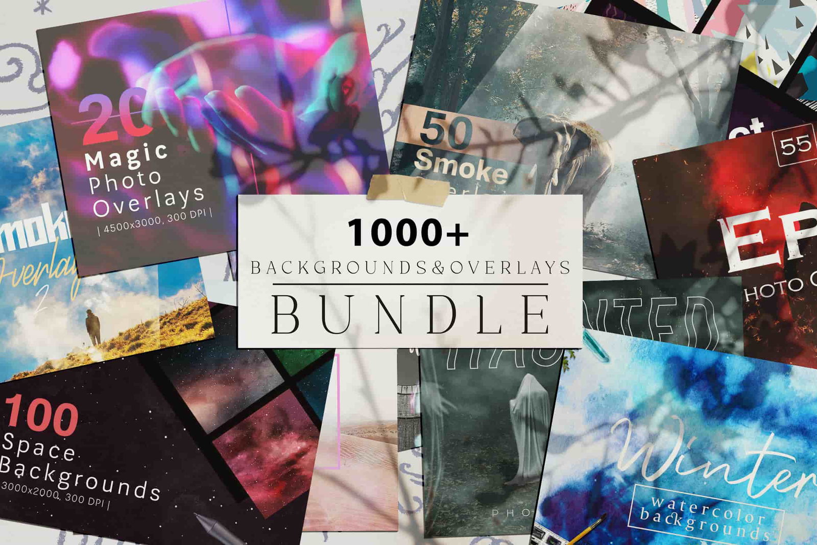 Artixty: The 1000+ Fascinating Overlays And Backgrounds Bundle Is Here ...