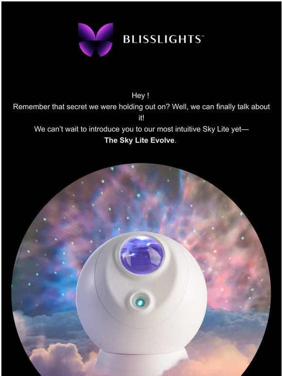 BlissLights: Secret's out: Meet Sky Lite EVOLVE - coming soon! | Milled