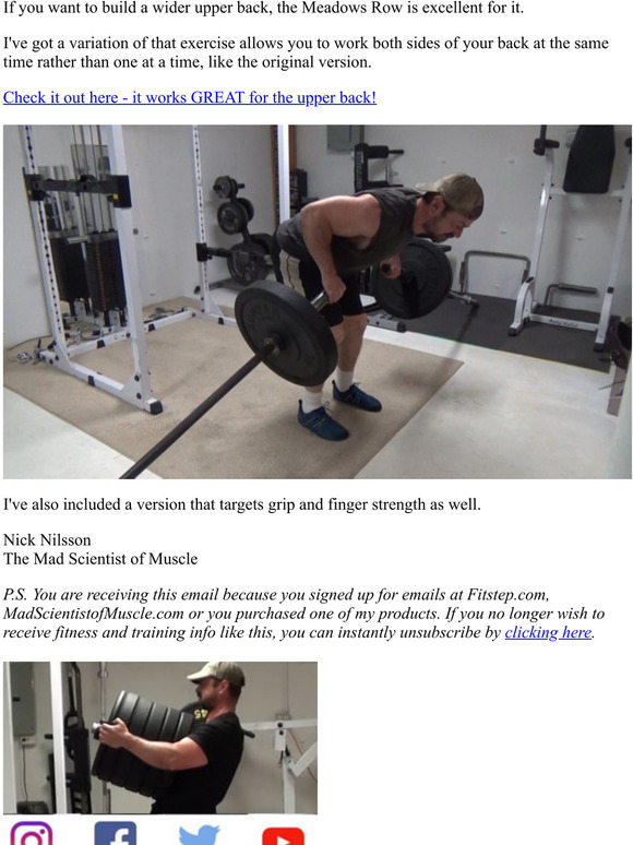 Los Mejores Ejercicios De Los Que Ha Oido Jamas: Two Bar Meadows Rows ...