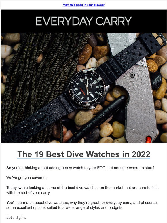 Everyday Carry: Brave the Depths With the Best Dive Watches 🤿 | Milled