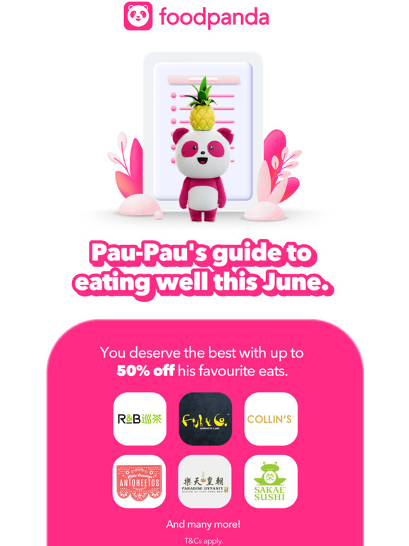 Foodpanda Singapore: Pau-Pau's guide to eating well this June | Milled