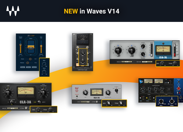 Waves Audio: NEW in V14 🎛 New controls for our most popular compressors ...