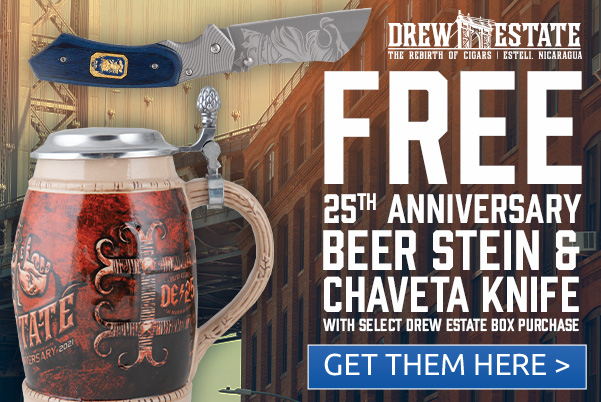 Best Cigar Prices: 😃 Free 25th Anniversary Beer Stein + Undercrown ...