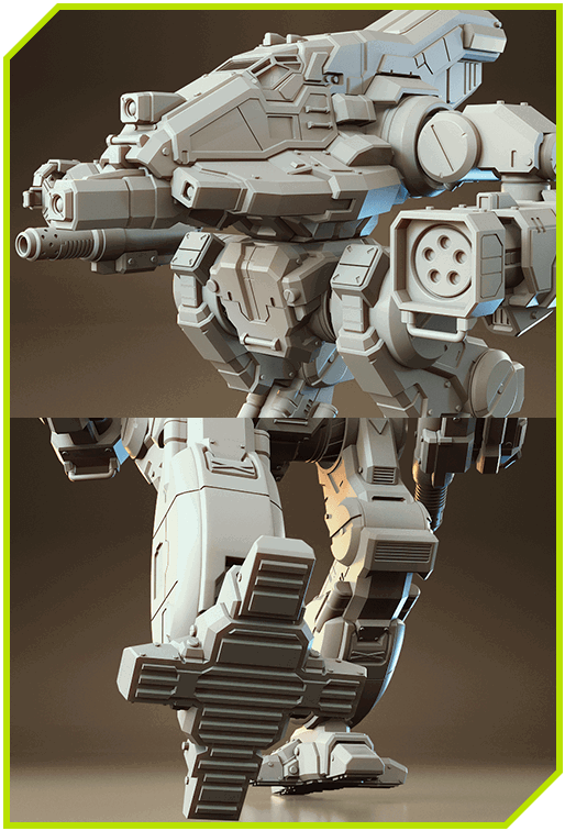 Gambody: ⚙️ New MWO Bushwacker 3D Printing Model and other spectacular ...