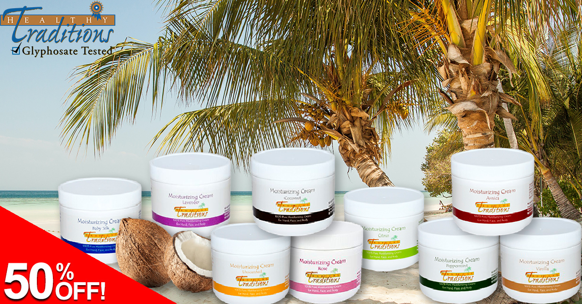 Tropical Traditions: 50% OFF Moisturizing Creams with Pure Essential ...