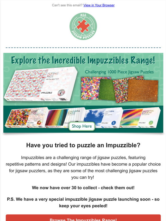 All Jigsaw Puzzles: Explore our Extremely Challenging Impuzzibles Range ...