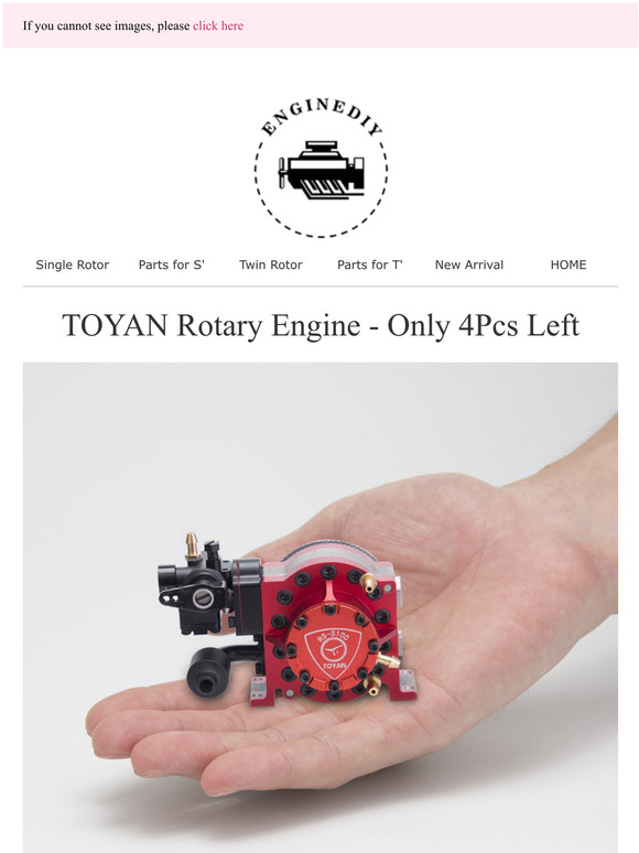 Enginediy: Shipped! TOYAN Rotary Engine | Milled