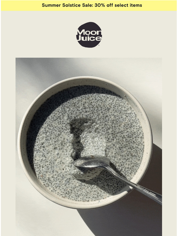 Moon Juice: Blue chia pudding | Milled