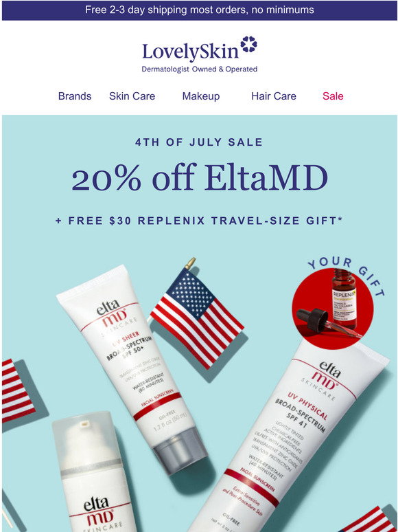 Lovely Skin: Say hello to summer with 20% off EltaMD | Milled