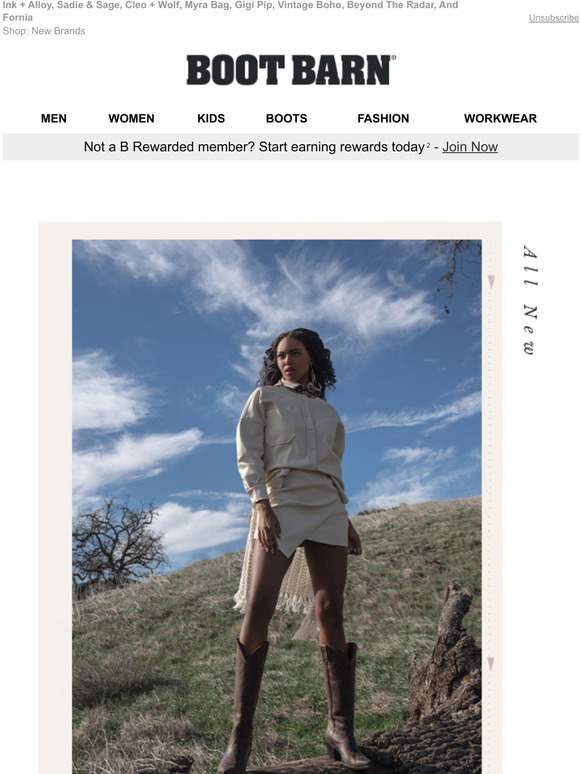 BootBarn.com: New Brands In The Spotlight | Milled